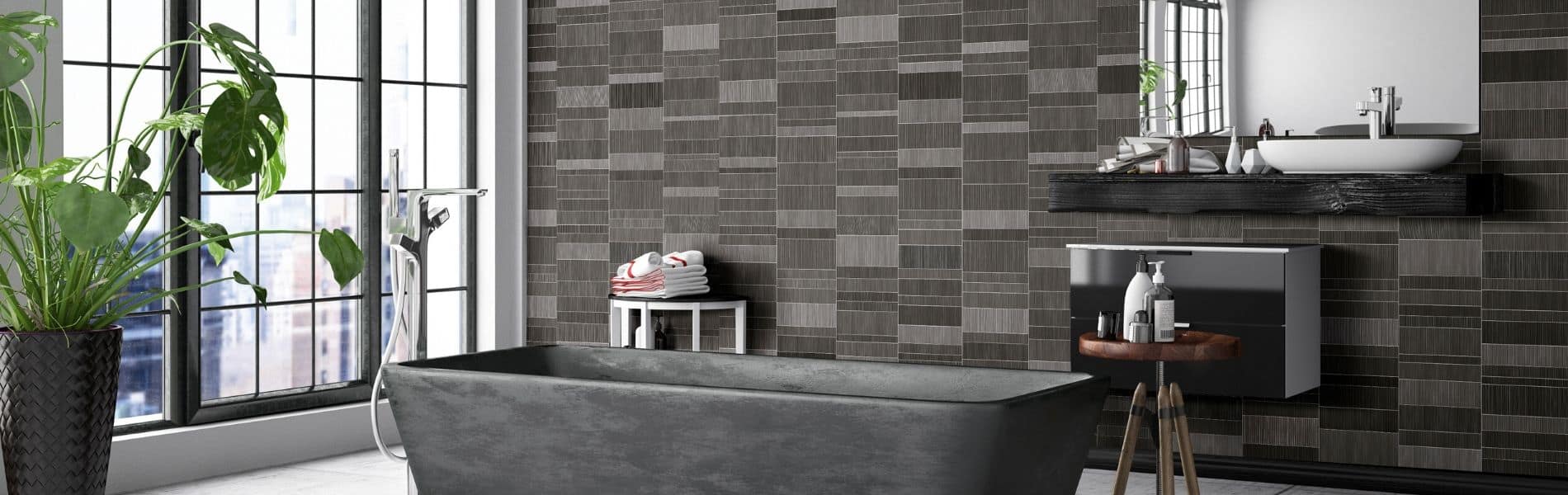 Dark Grey Wall Panels | Contemporary PVC Cladding – Panel Company