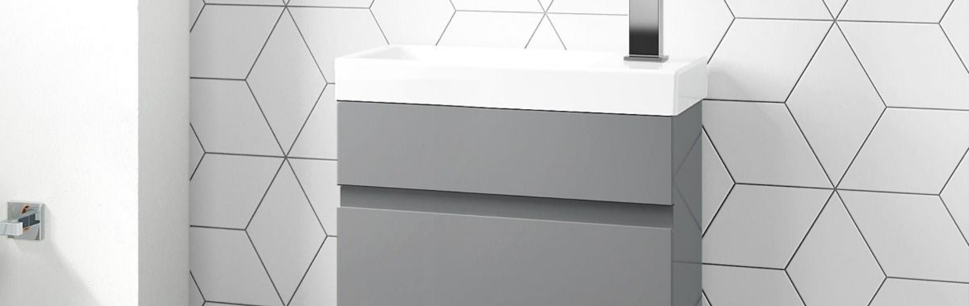 Compact Basin Units for Small Spaces | Cloakroom Vanity Units – Panel ...