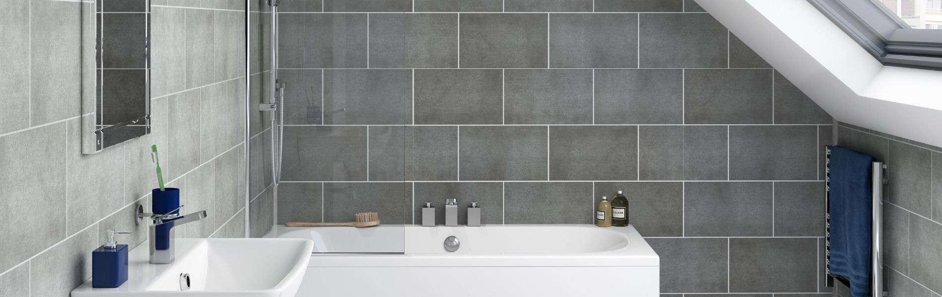 Textured Shower Wall Panels | Tile & Stone Effect Panels – Panel Company