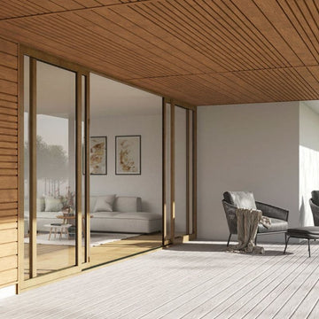 Natural Wood Effect Outdoor Panelling | Exterior Wall Panels – Panel ...