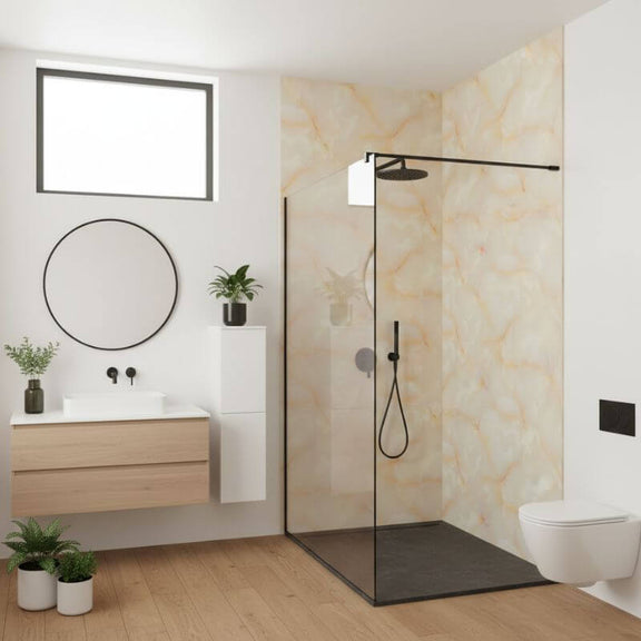 Imprevia Amber Onyx PVC Shower Panel - 1M x 2.4M – Panel Company