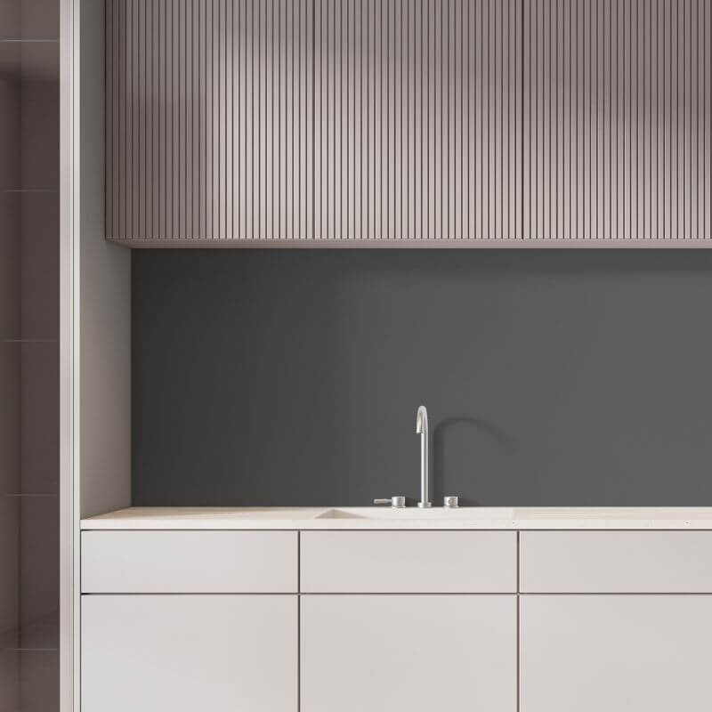 Dark Grey Kitchen Splashback - 610 x 3000mm - Eldhaus – Panel Company
