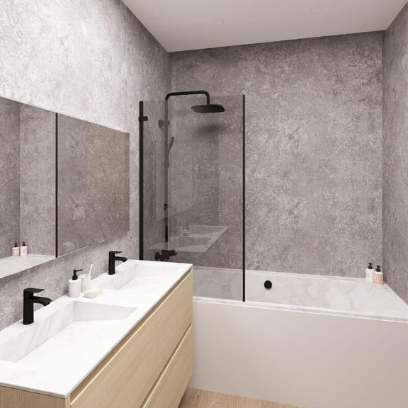 Concrete Effect Shower Panels | The Panel Company