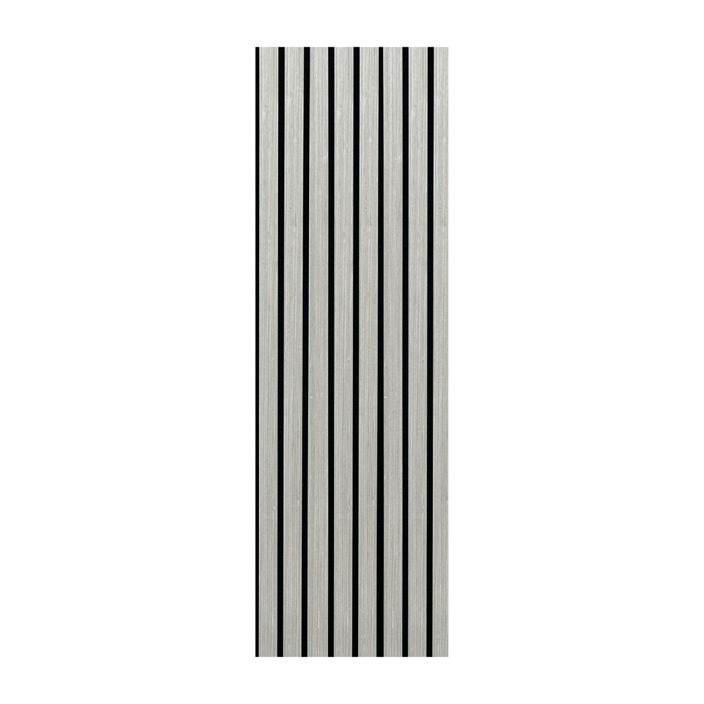Grey Oak Wide Slat Wall Panels | STRIVO PLUS | The Panel Company