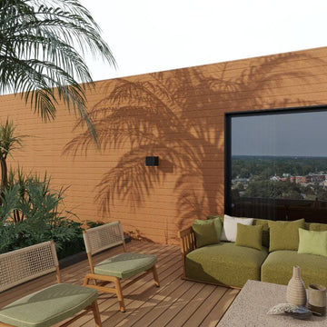 Natural Wood Effect Outdoor Panelling | Exterior Wall Panels – Panel ...