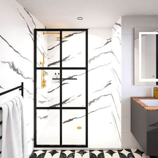 Premium Large Monza Shower Panel 1.0m x 2.4m Shower Panel | The Panel ...