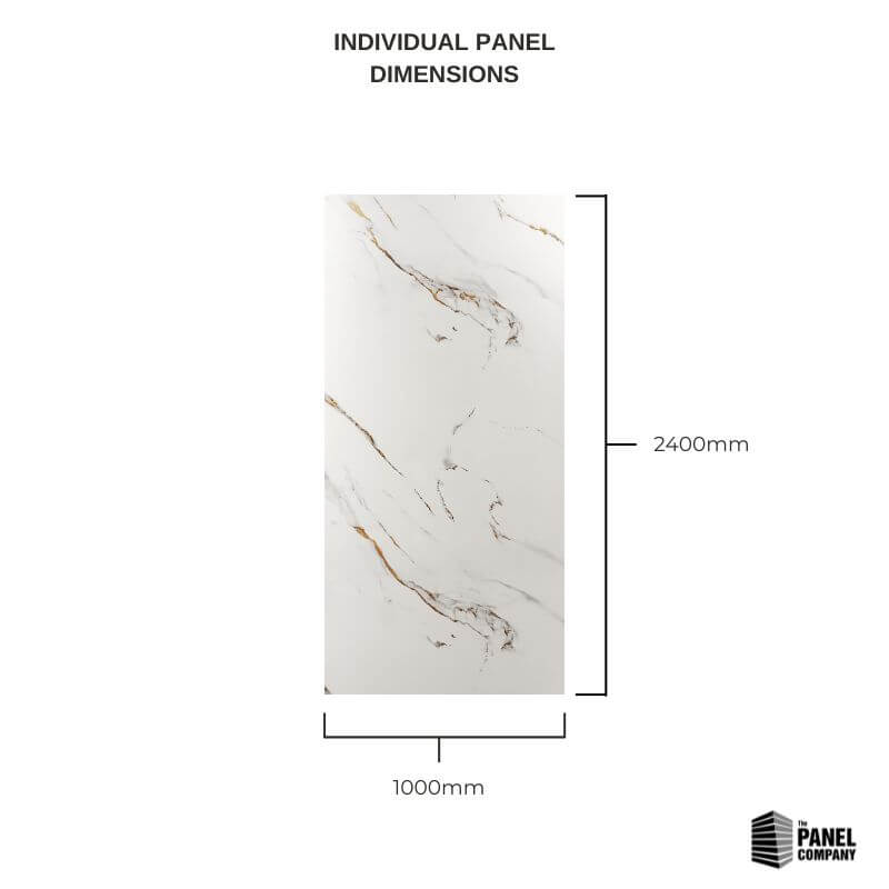 Roma PVC Shower Panel - 1M x 2.4M – Panel Company