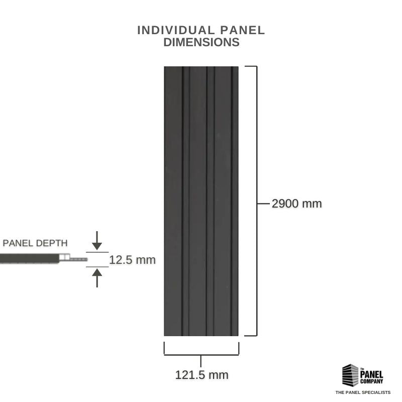 Anthracite Slat Panel | Slat Legends | Panel Company