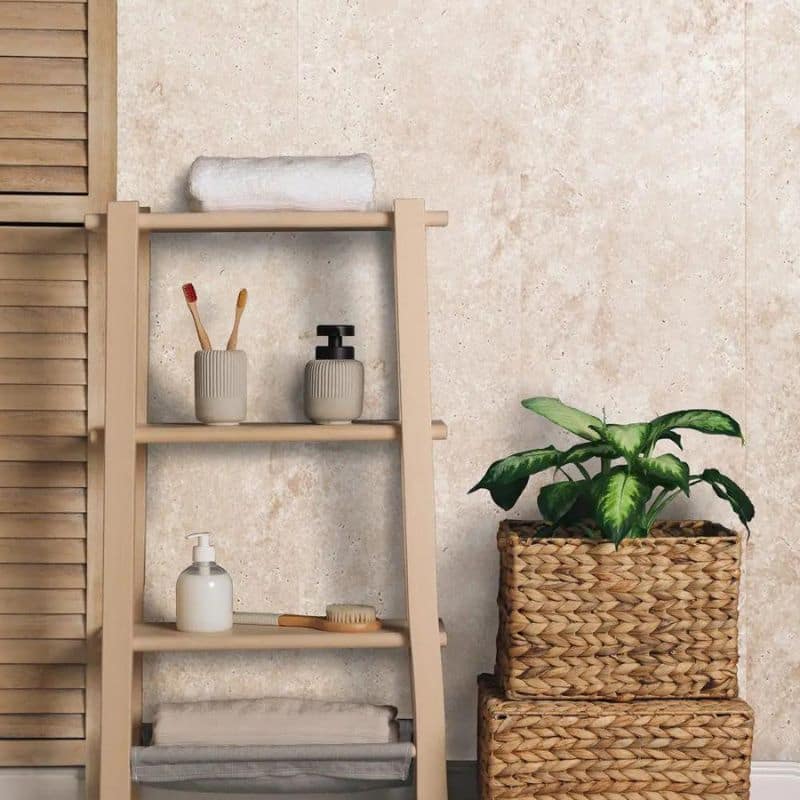 Beige Concrete PVC Bathroom Panels | The Panel Company