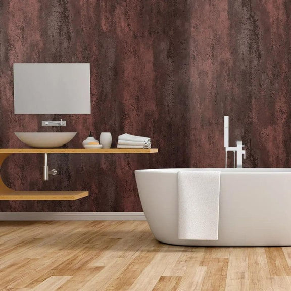 Brushed Red PVC Shower Panels | The Panel Company