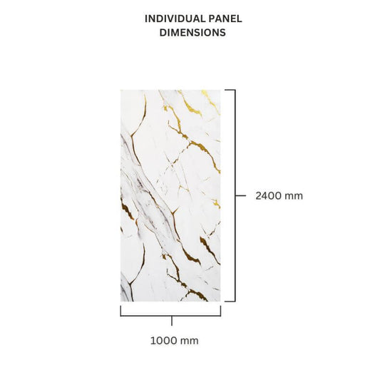Premium Large Florence Shower Panel 1.0m x 2.4m Shower Panel | The ...