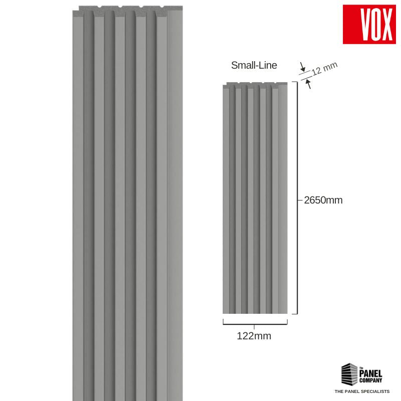 Buy Vox Linerio Grey Slat Wood Panel | Panel Co – Panel Company