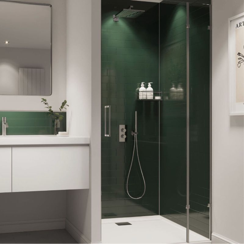 Hunter Green Wall Panelling | ShowerWall Tile | The Panel Company
