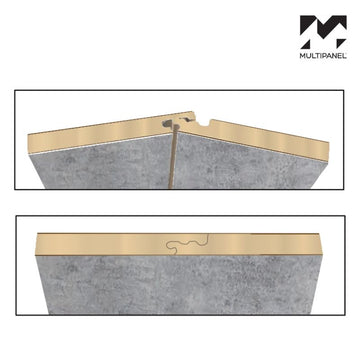 Multipanel Misty Blue Herringbone Tile Effect Shower Panel – Panel Company