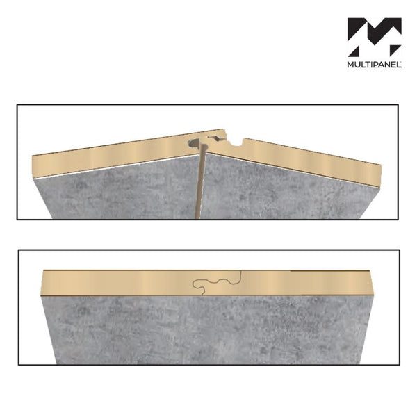 Multipanel Monument Grey Herringbone Tile Effect Shower Panel