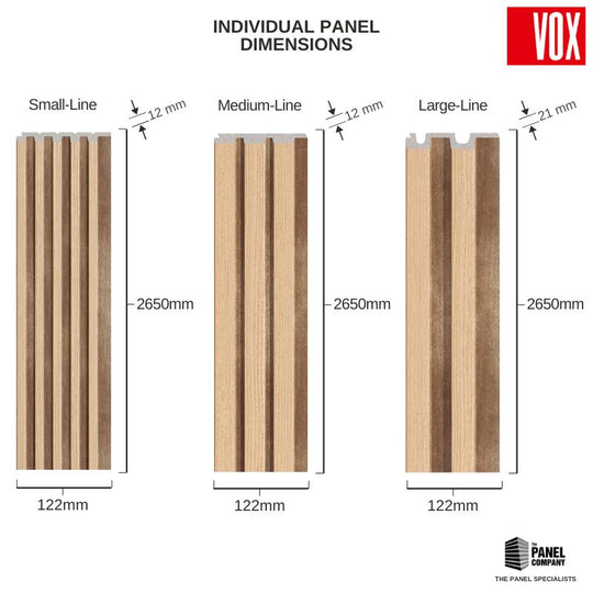 Vox Linerio Wood Slat Panel | Soundproof | The Panel Company