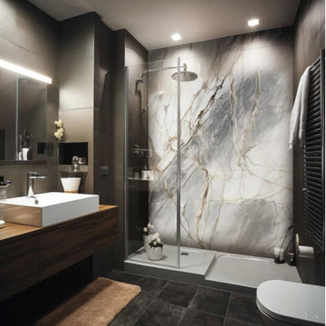 Marble Effect Bathroom Wall Panels | The Panel Company
