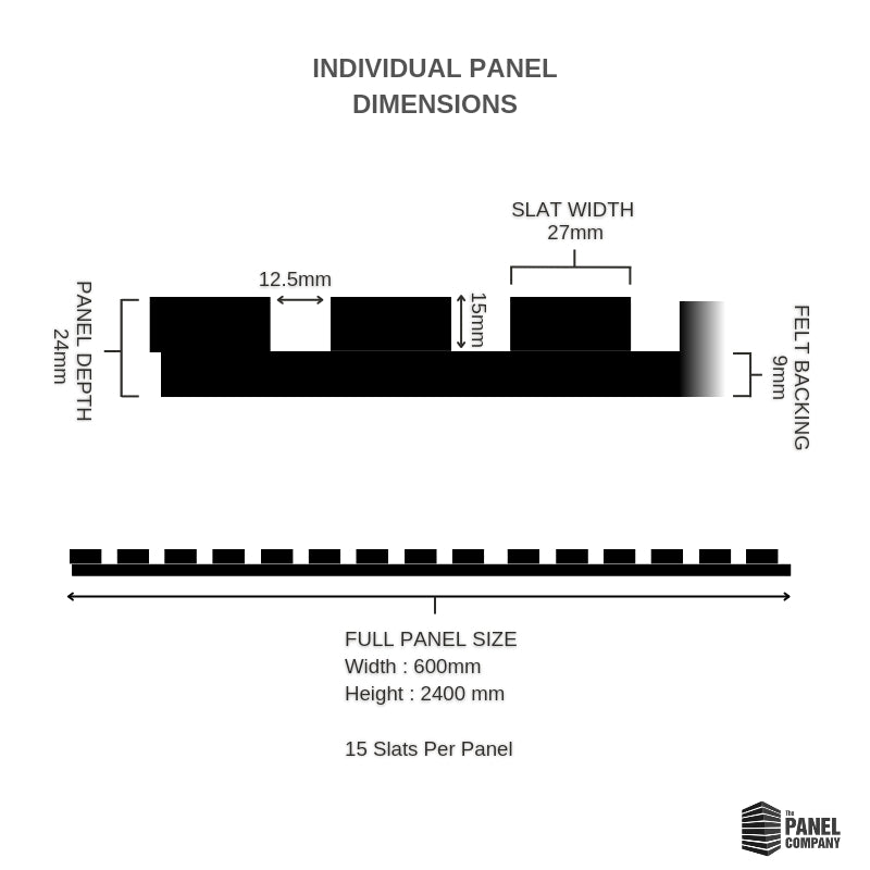 Buy White Acoustic Slat Wall Panelling | Sulcado | Panel Co – Panel Company