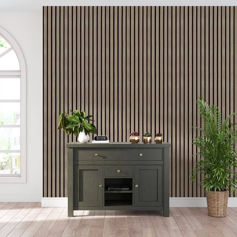 Walnut Acoustic Slat Wall Panels | The Panel Company