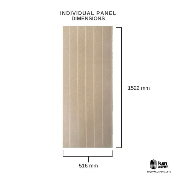 Tongue and Groove MDF Wall Panel - 1522 x 516mm – Panel Company