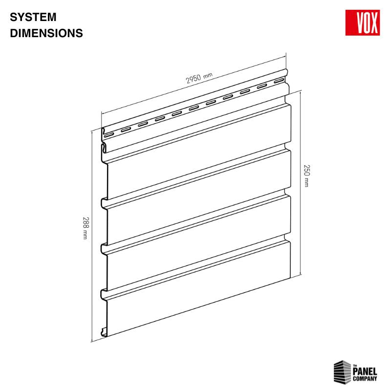 Buy Oak | Vox Fronto Slat Wall Exterior Panels | Panel Co – Panel Company