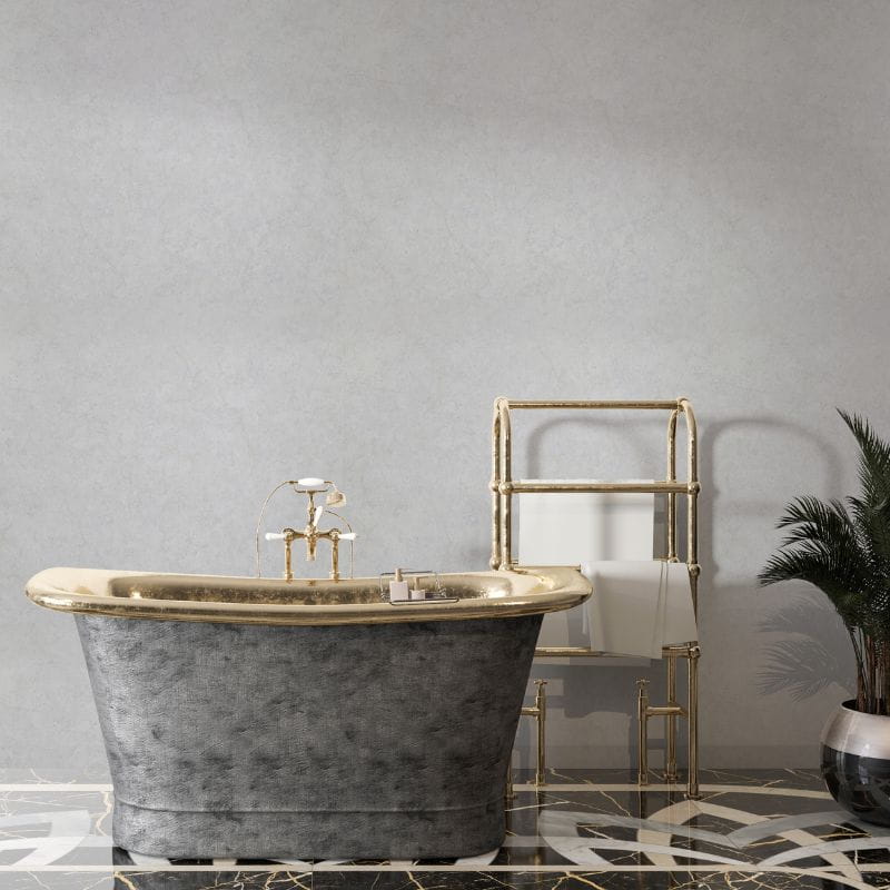 White Stone Matt Shower Panel | The Panel Company