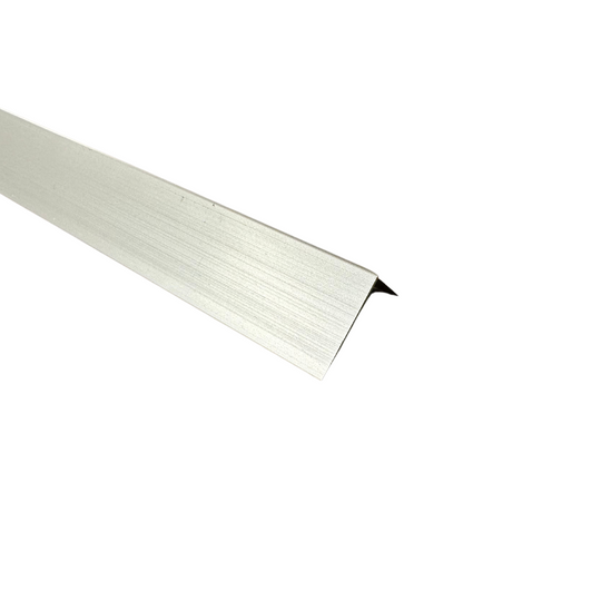 Satin Silver Aluminium External Corner Trim | The Panel Company