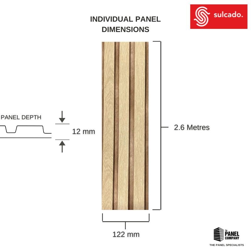 Oak Slat Wall Panel | The Panel Company