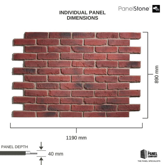 Red Common Brick Dimensions