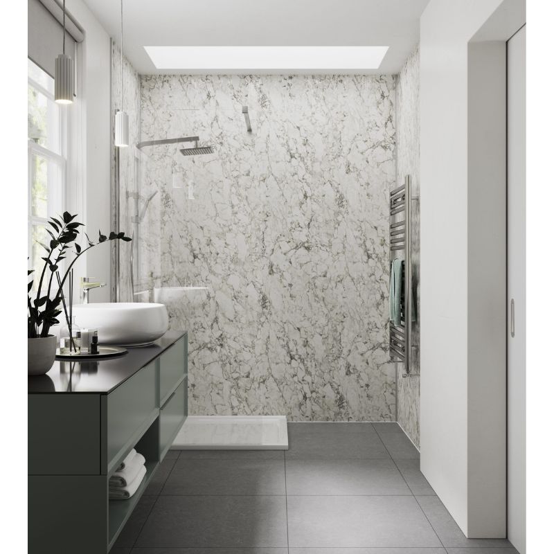 Buy Calacatta Marble | ShowerWall | Bathroom Wall Panels | Panel Co ...