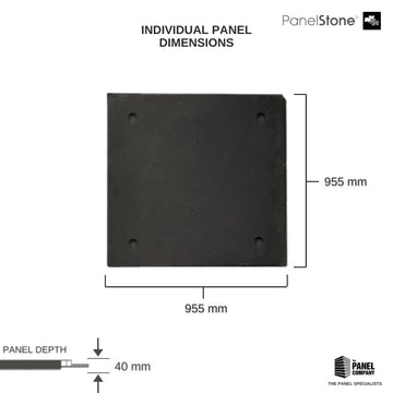 Concrete Anthracite | Panel Stone | Wall Boards | Panel Co – Panel Company