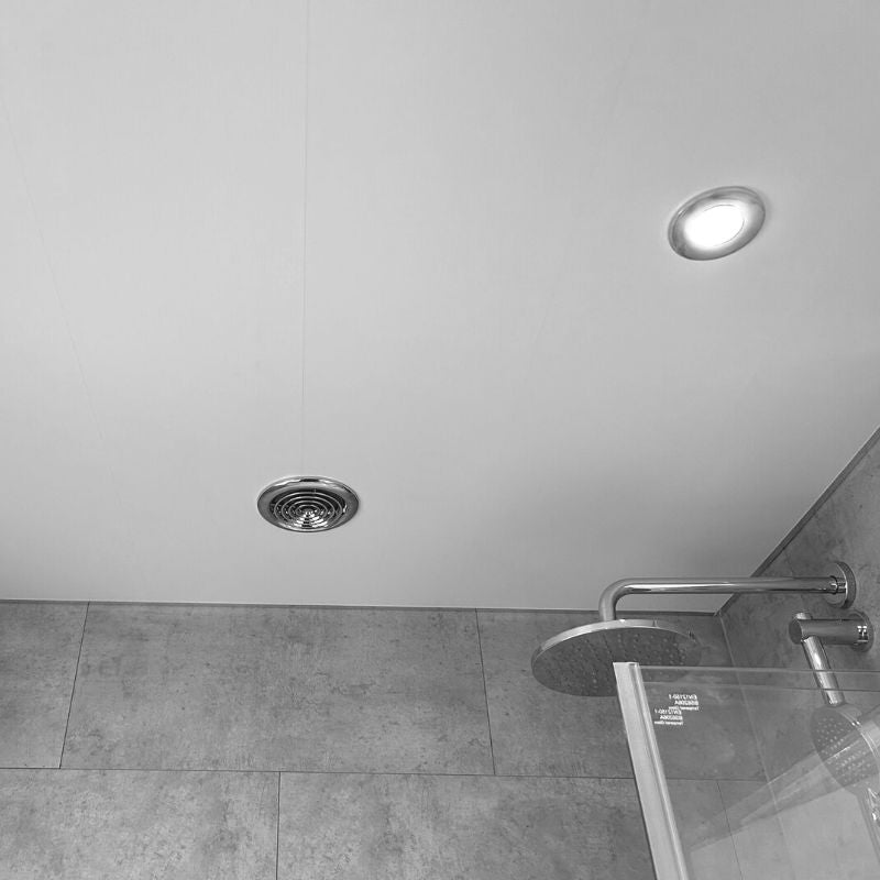 Matt White PVC Ceiling Cladding | 8mm Panel | The Panel Company