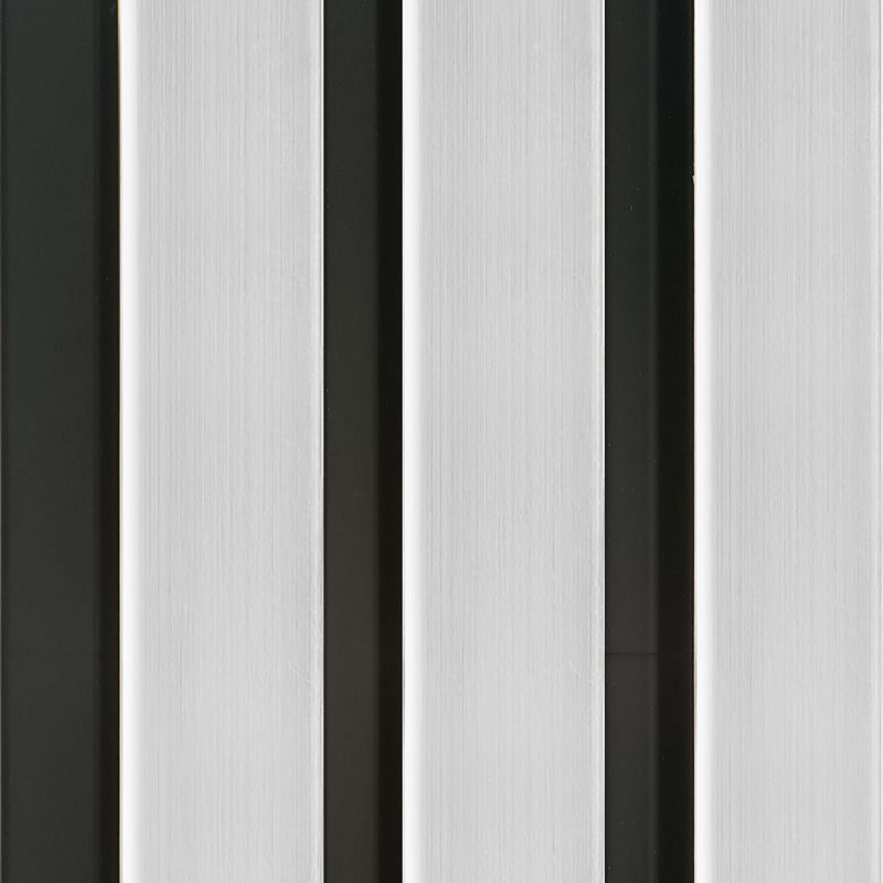Silver Metallic Slat Wall Panel | Sulcado | The Panel Company