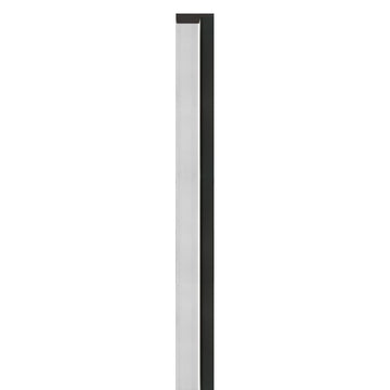 Silver Metallic Slat Wall Panel Framing Trim | Sulcado | Panel Co ...