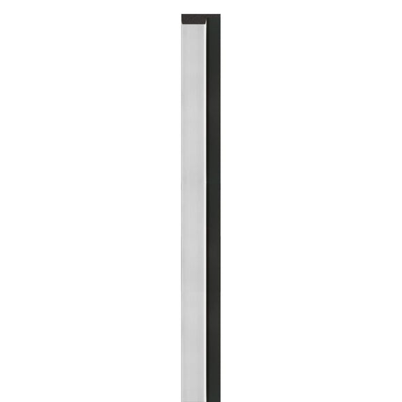 Silver Metallic Slat Wall Panel Framing Trim | Sulcado | Panel Co ...