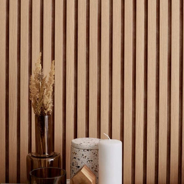 Buy Vox Linerio Natural Wood Slat Paneling | Panel Co