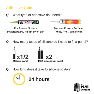 Wall Panel Adhesive & Silicone | Panel Company